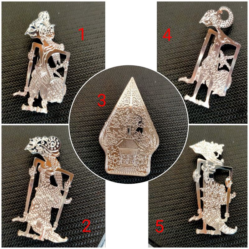 Jual Bros wayang silver etsa 5cm | Shopee Indonesia