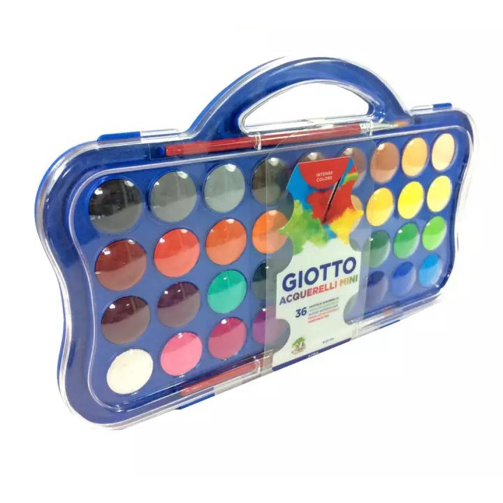 Jual Cat Air Giotto Acquerelli Mini set 36Warna 23mm - watercolor set ...
