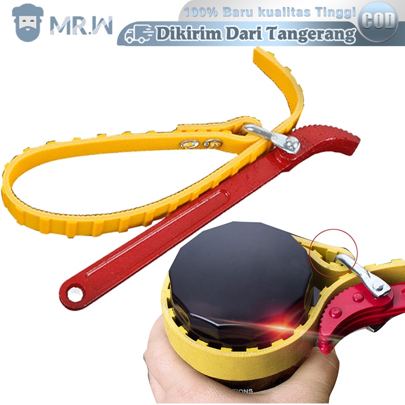 Jual 12" Kunci Filter Oli Kulit Sabuk Alat Pembuka Filter Oli Mobil ...