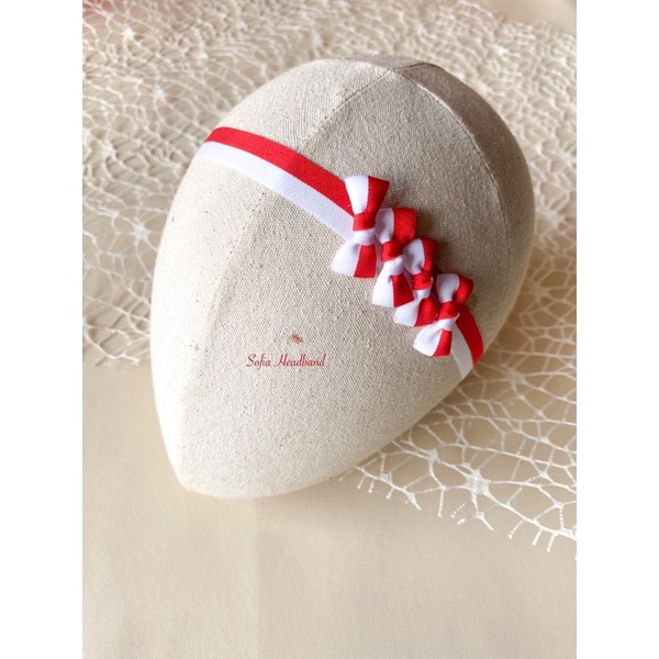 Jual Sofia Headband - Bando 17 Agustus headband 17 an pita merah putih ...