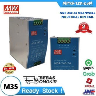Jual Power Supply MEANWELL NDR-240-24 24V DC 240W 10A Industrial DIN Rail | Shopee Indonesia