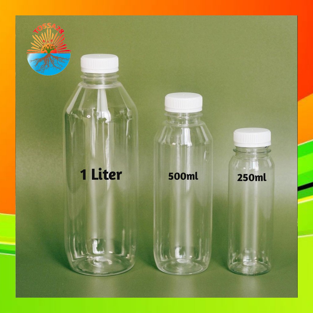 Jual Botol Plastik Murah 250/500/1000ml (BISA ECER) Botol Kale Plastik / Botol Kale Tahan Panas ...
