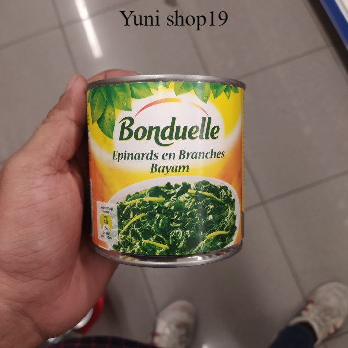 Jual bonduelle leaf spinach can - bayam kaleng 400gr | Shopee Indonesia