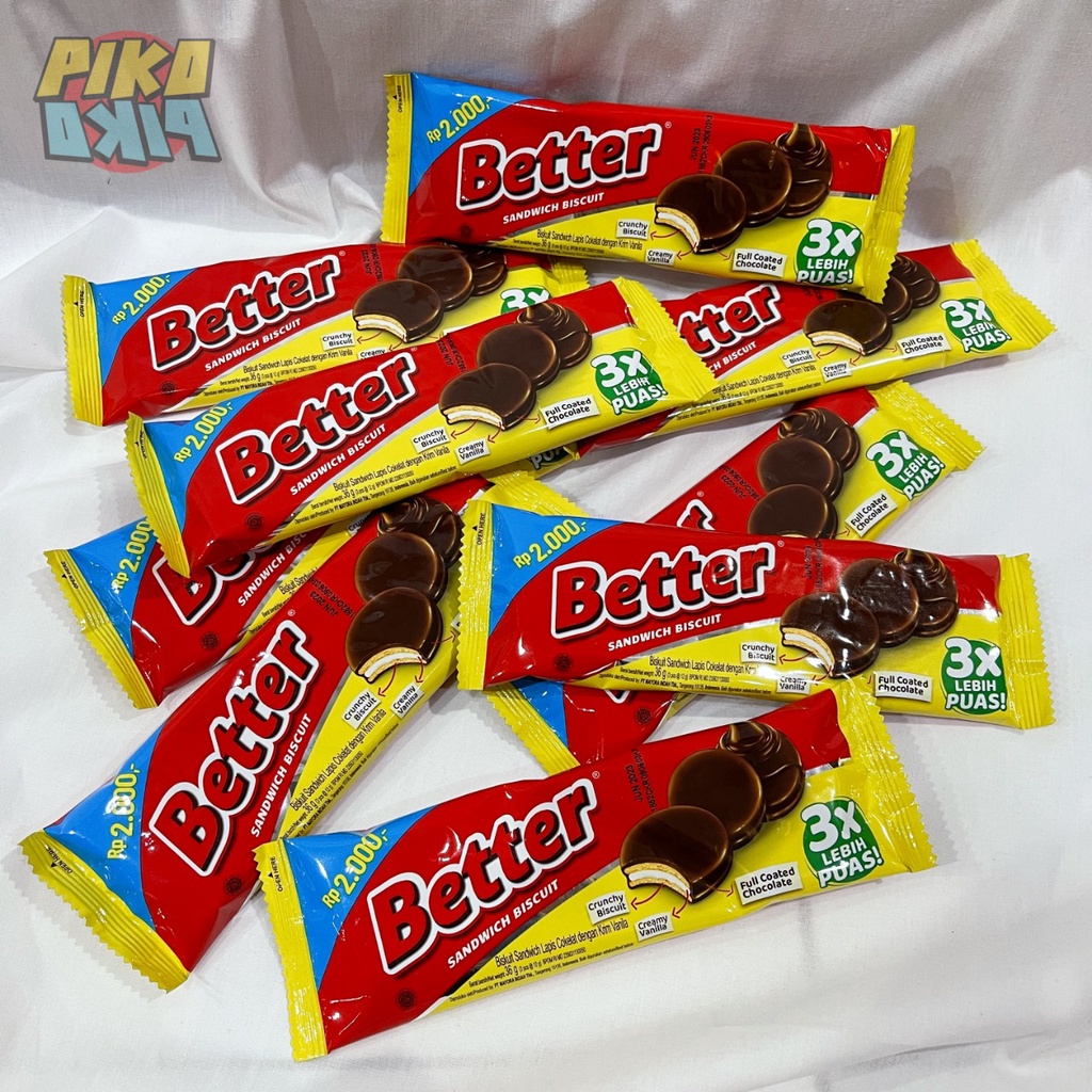 Jual BETTER SANDWICH BISCUIT Kemasan Satuan 36g | Shopee Indonesia