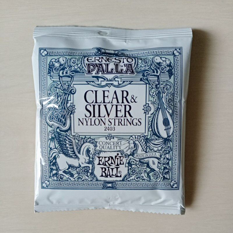 Jual Senar gitar Ernieball nilon clear, 1 set | Shopee Indonesia