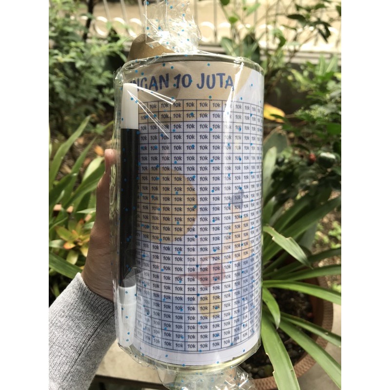 Jual Celengan Target 10 juta ... pecahan 10k | Shopee Indonesia