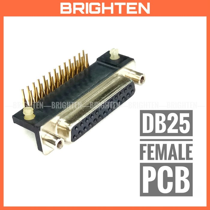 Jual Konektor DB25 female RA (right angle) PCB | Shopee Indonesia