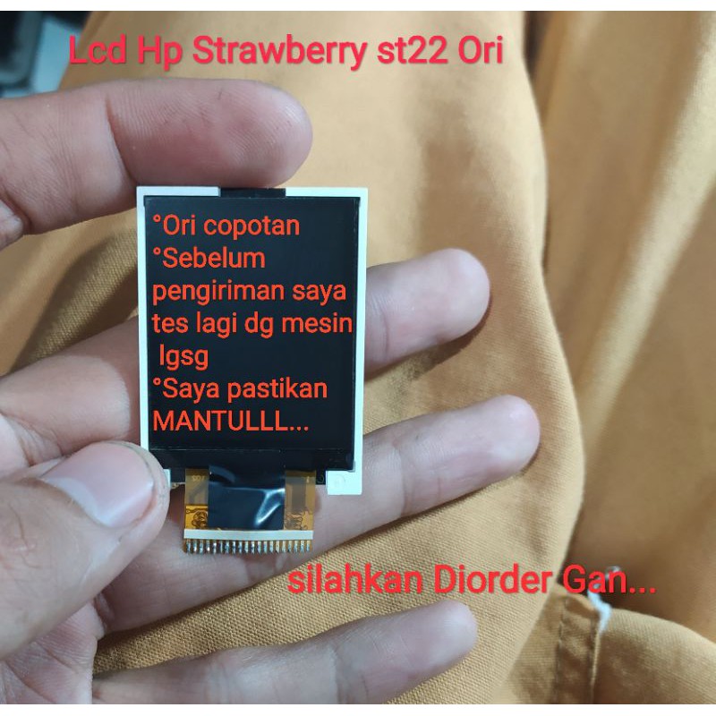 Jual Lcd Strawberry St22 Ori Copotan versi pin20 TESTED | Shopee Indonesia