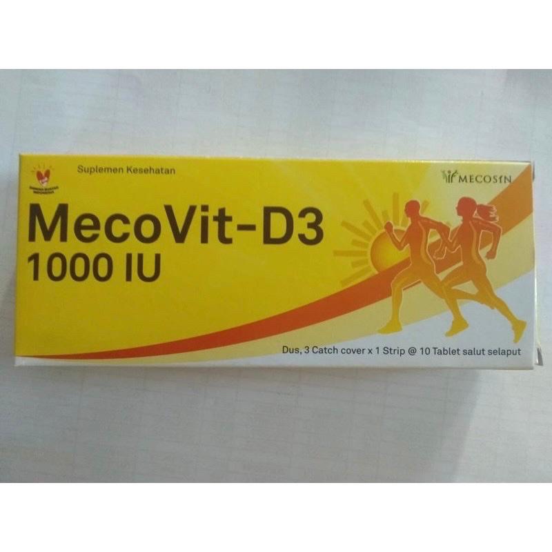 Jual Mecovit Vitamin D3 1000 IU 1 Box isi 30 Tablet | Shopee Indonesia