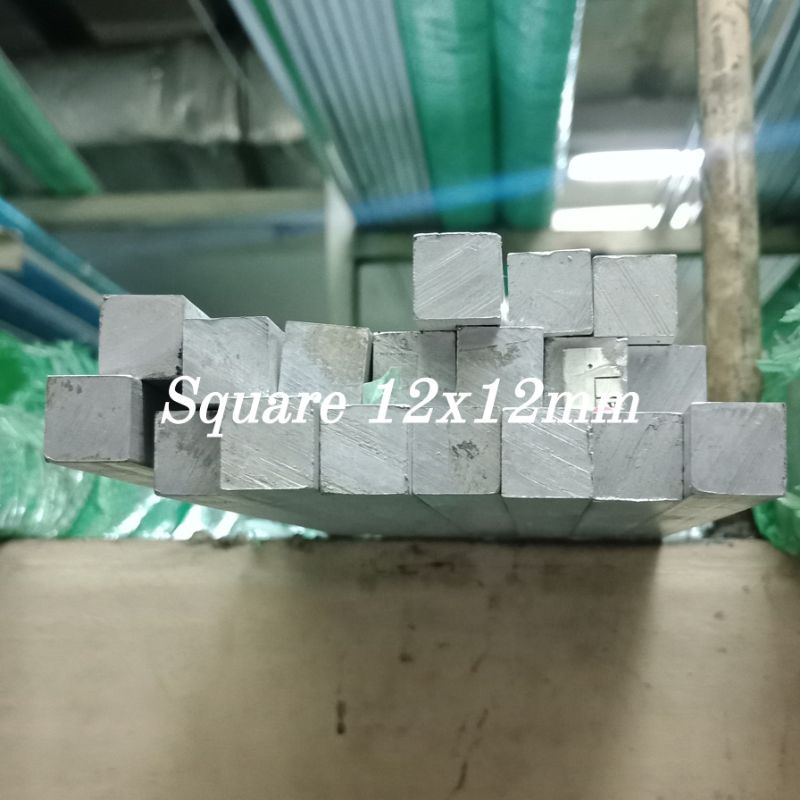 Jual Plat Square Aluminium 12 x 12 / as kotak alumunium per 10cm ...