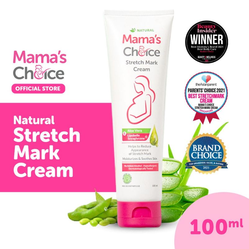 Jual Mama's Choice Stretch Mark Cream (untuk perut gatal & stretch mark ...