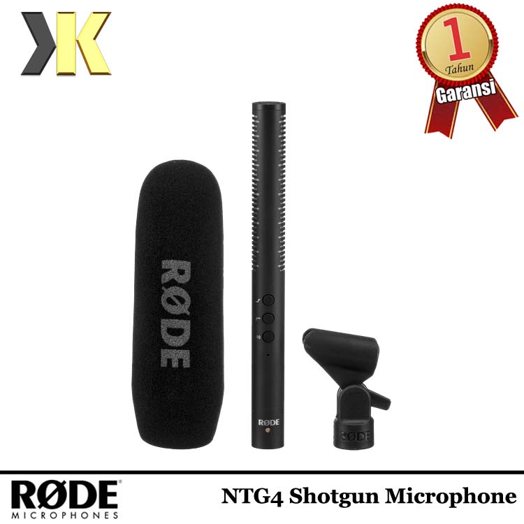 Jual Rode NTG4 Shotgun Microphone Garansi Resmi 1 Tahun | Shopee Indonesia