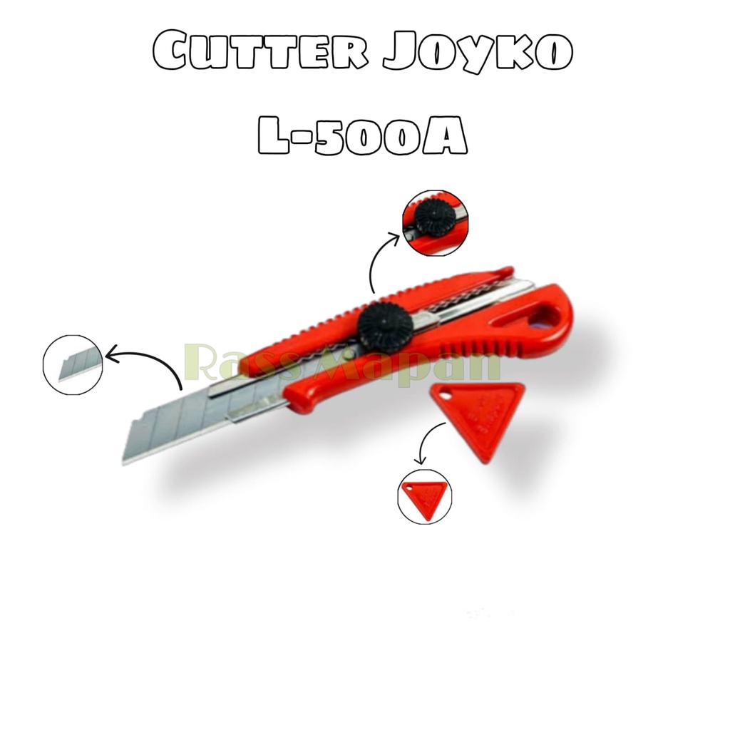 Jual Cutter Besar Joyko L500 Silet Refill Isi Blade L150 Pemotong HPL ...
