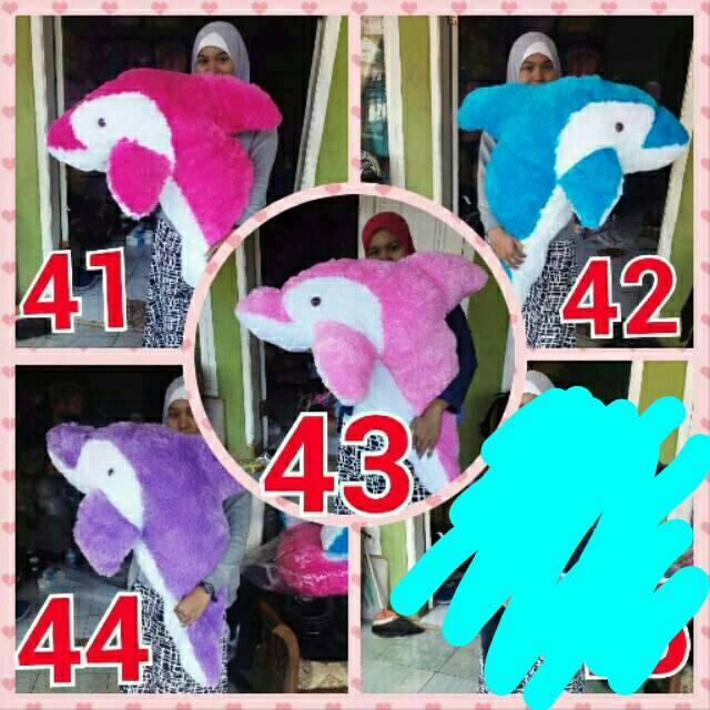 Jual Boneka Lumba-Lumba Dolphin Panjan 100cm | Shopee Indonesia