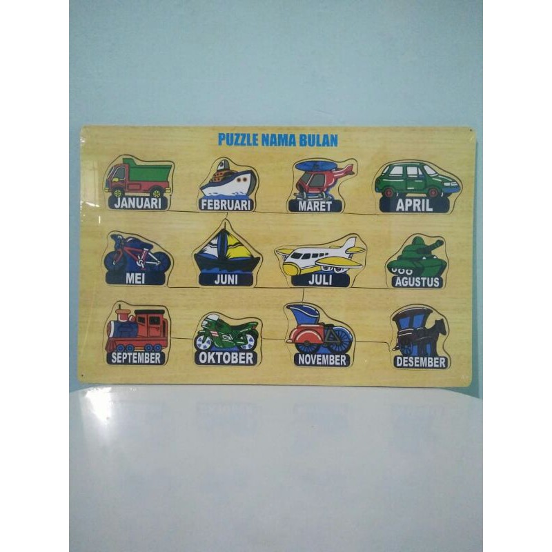 Jual Puzzle nama bulan | Shopee Indonesia