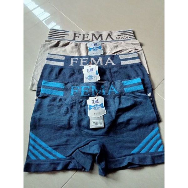 Jual boxer dewasa FEMA cowok | Shopee Indonesia