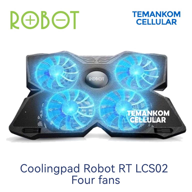 Jual Coolingpad Laptop Cooler Robot LCS 02 cooling pad 4 kipas ...