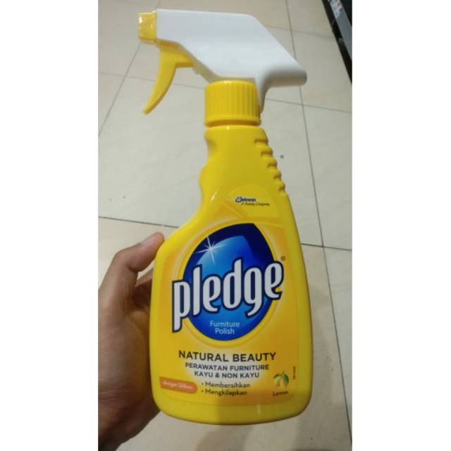 Jual Pledge Liquid Spray Furniture Polish Lemon 450 ml | Shopee Indonesia
