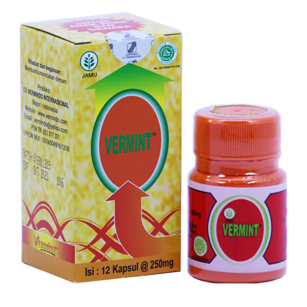 Jual OBAT TIPES TIPUS TYPUS VERMINT isi 12 kapsul TROMBOSIT NAIK ...