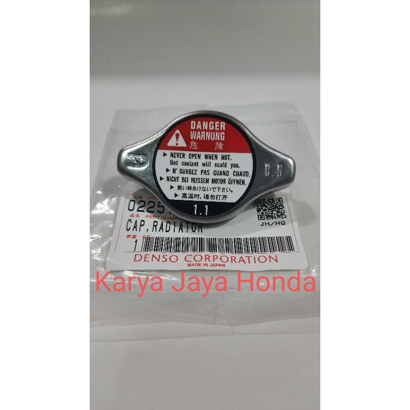 Jual Tutup radiator 1.1 asli Denso buat mobil Honda Jazz, dan Crv ...