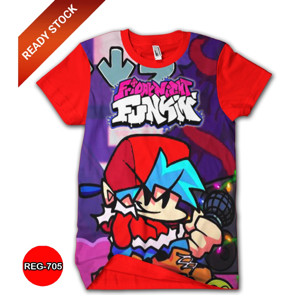 Jual Kaos FRIDAY NIGHT FUNKIN FNF Printing 3D #REG-705 | Shopee Indonesia
