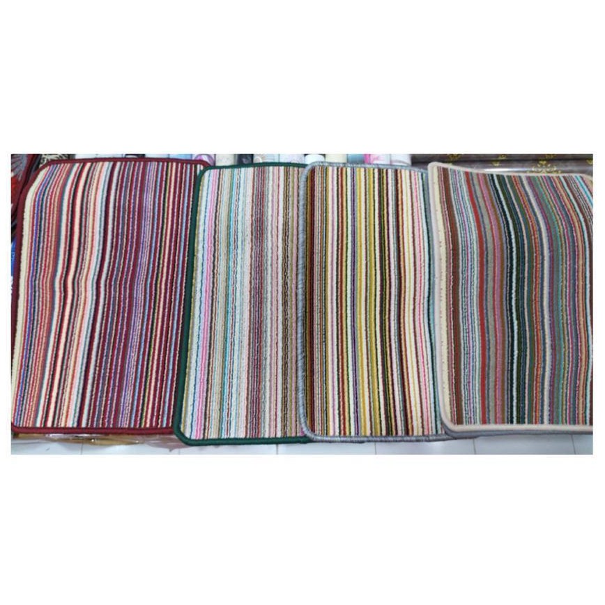 Jual Keset Motif Garis-Garis / Stripe / Keset Lantai Ukuran 40x60 ...