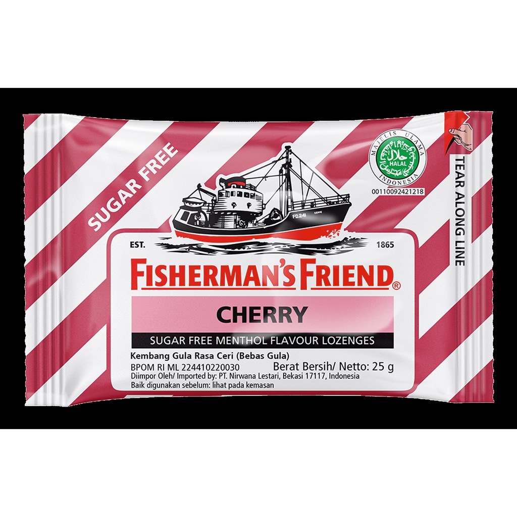 Jual FISHERMANS FRIEND Cherry Mint Candy 25g - Permen Menthol | Shopee ...
