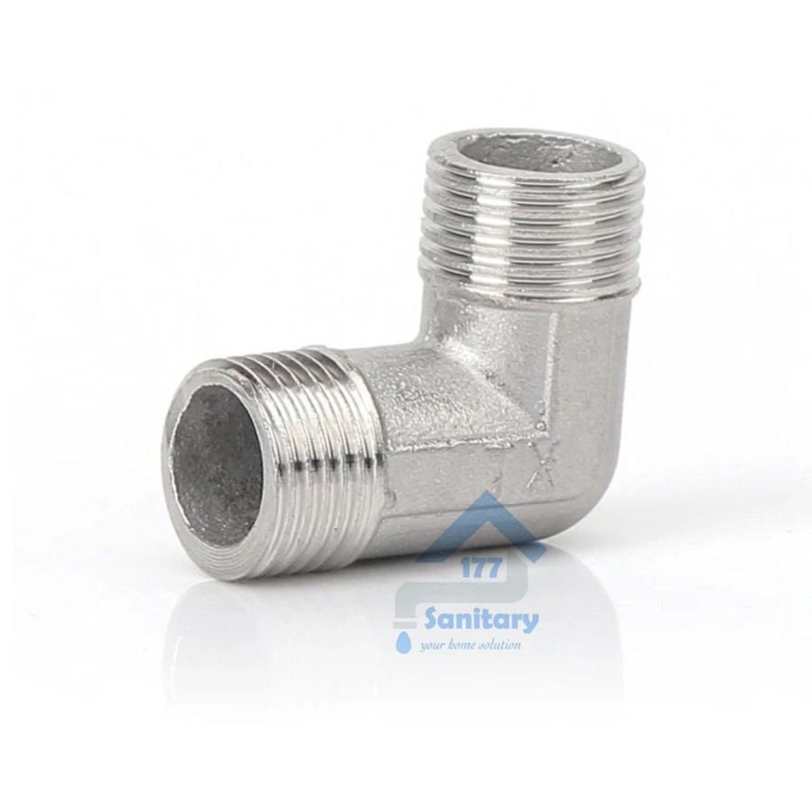 Jual Knie Fitting Pipa LL Stainless 304 1/2 inch E11 - Knie Nepel ...