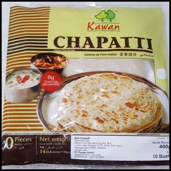 Jual Roti Chapati Kawan 400Gr / Frozen Food | Shopee Indonesia