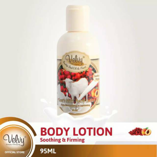 Jual Velvy Body Lotion goat milk 95ml | Shopee Indonesia