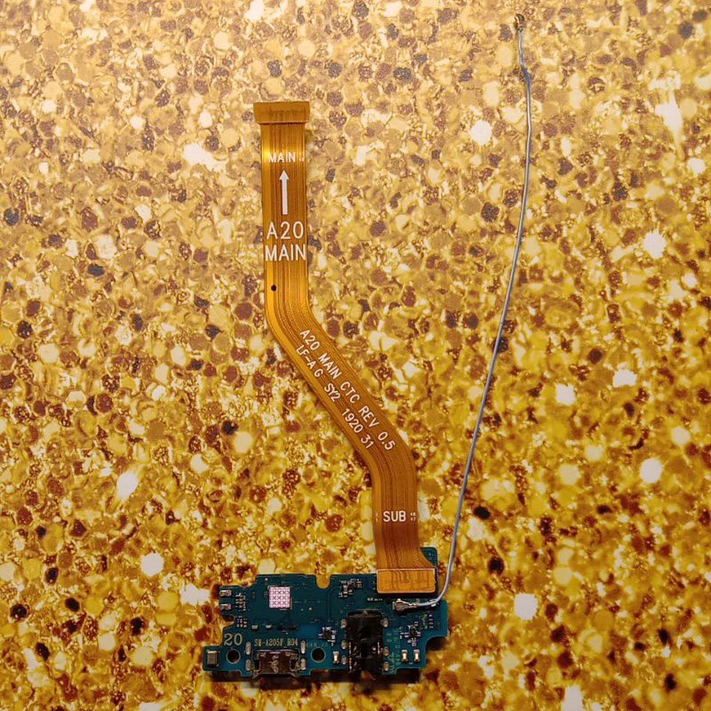 Jual Flexibel Flexible Board Charger Papan Konektor Pcb Cas Samsung A20 A205f Original Copotan ...