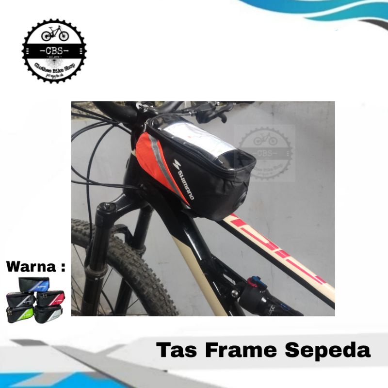 Jual Tas Frame Sepeda Tas Batang Smartphone 5,5inchi | Shopee Indonesia