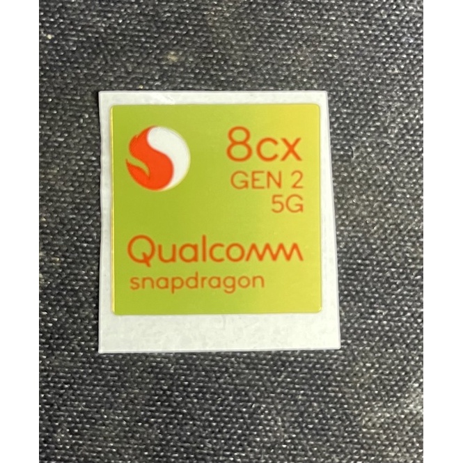 Jual Sticker stiker logo Qualcomm Snapdragon 8CX gen2 5G ori | Shopee ...