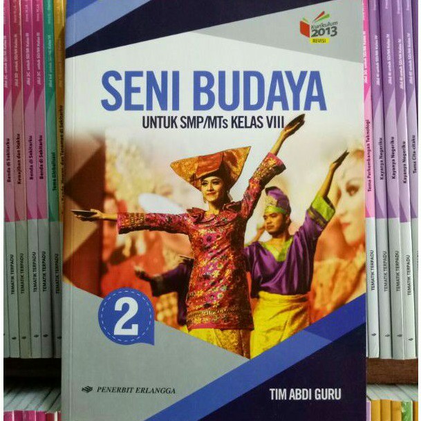 Jual BUKU SENI BUDAYA SMP/MTS KELAS 8 REVISI K13N ERLANGGA | Shopee Indonesia