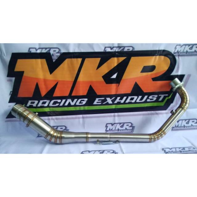 Jual Leher knalpot racing full cacing leher stenless stel for motor ... Jual Leher knalpot racing full cacing leher stenless stel for motor ...