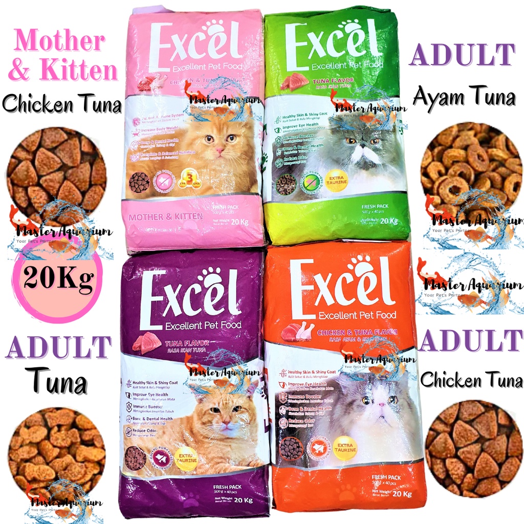 Jual GRAB INSTANT - Excel 20kg Cat food - Makanan Kucing (EXCEL 20 KG ...