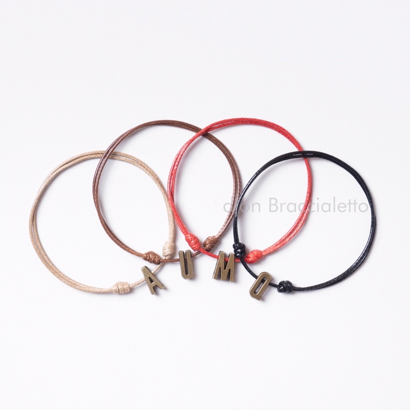 Jual (Xtra Small) Waterproof Gelang Inisial / Gelang Huruf / Gelang ...