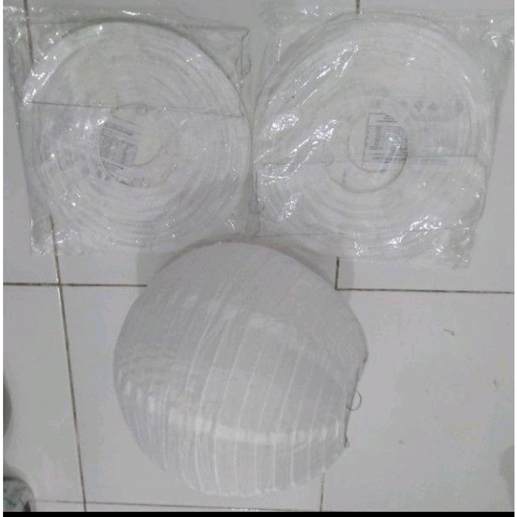 Jual lampion 30 cm bahan kain putih untuk dilukis | Shopee Indonesia
