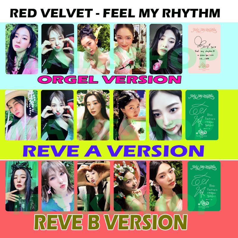 Jual (BISA SATUAN) Red Velvet Feel My Rhythm Photocard Unofficial ...
