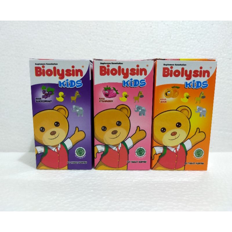 Jual Biolysine kids Multivitamin Isi 30 Tablet Kunyah | Shopee Indonesia