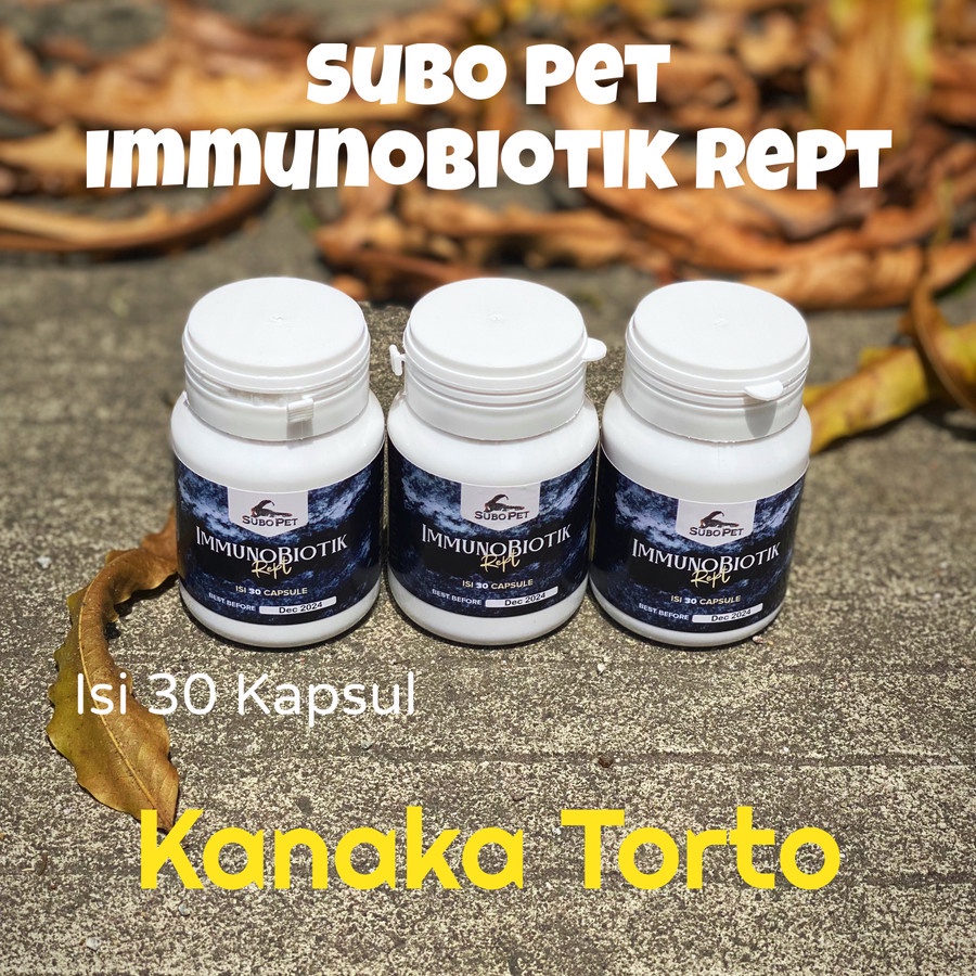 Jual SUBO Immunobiotik PER KAPSUL Obat Reptil Lemas Mencret Pilek Kadal ...