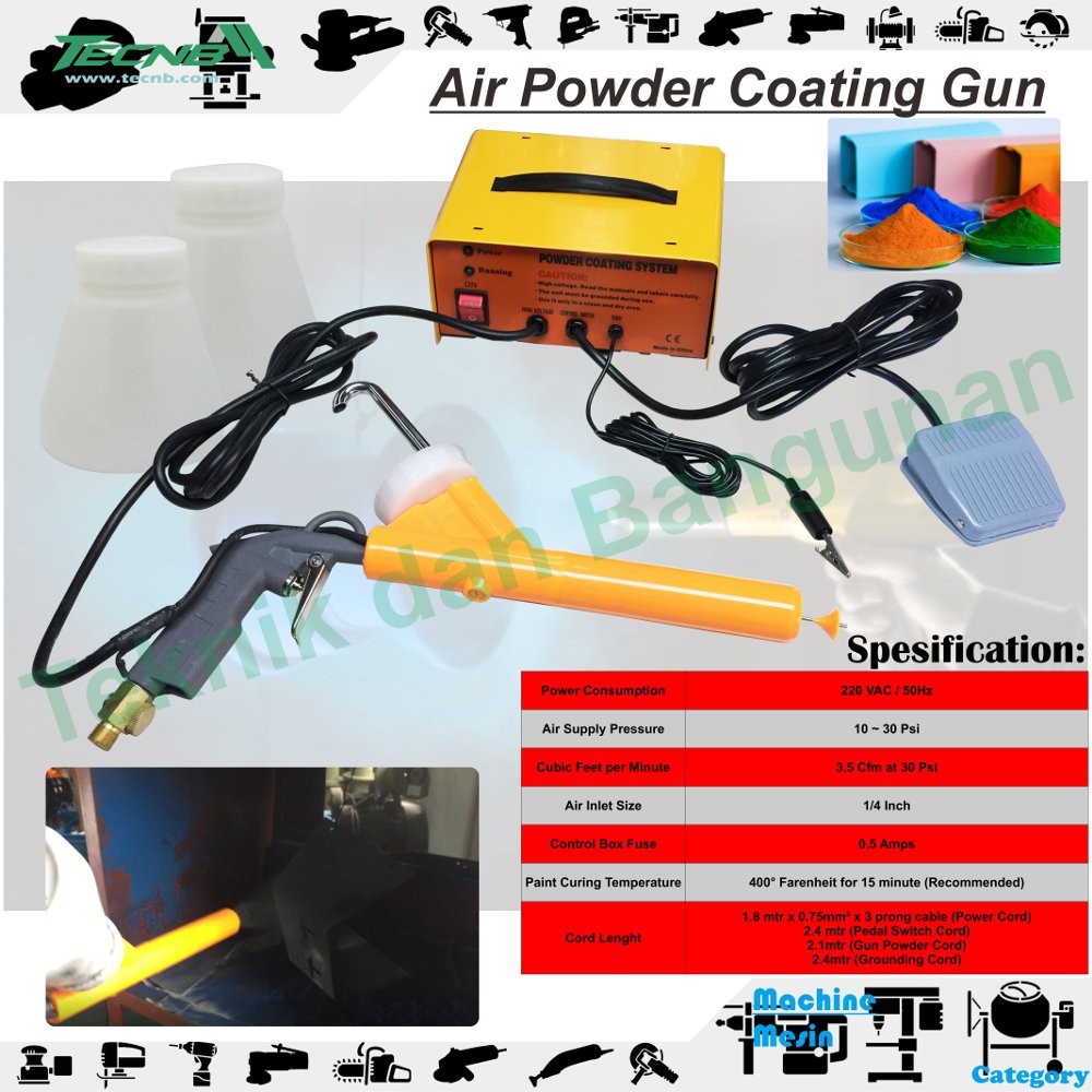 Jual Air Powder Coating System (With Power unit) | Shopee Indonesia