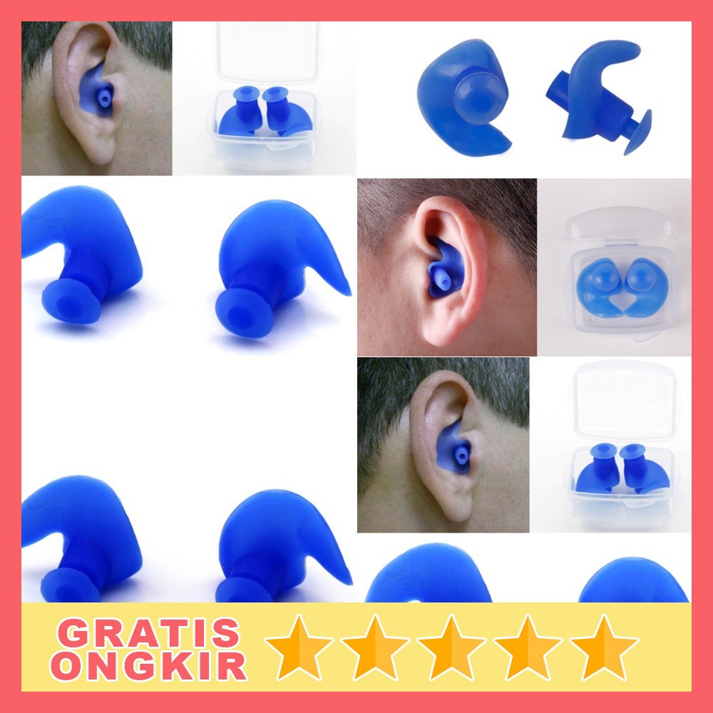 Jual Penutup Telinga Ear Plug Renang Anti Air Tutup Kuping Perenang ...