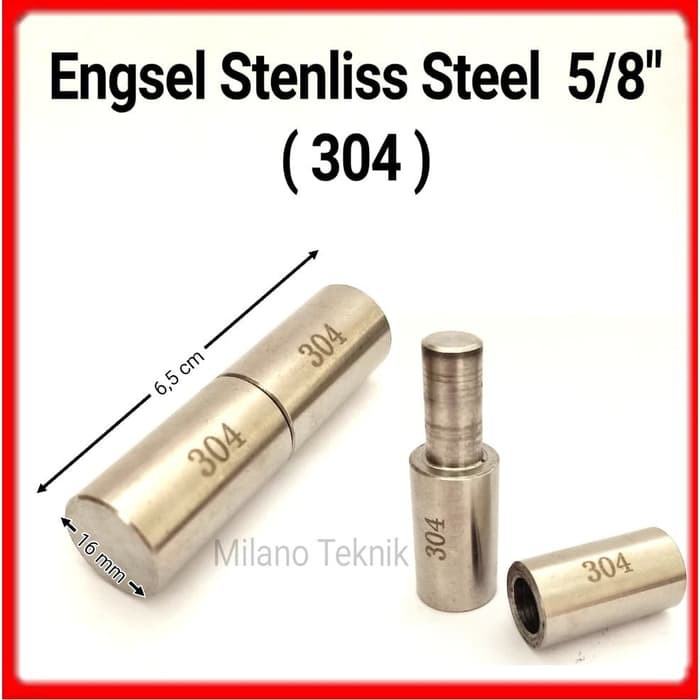 Jual Engsel Pintu ss 5/8 inch ( 304 )- Engsel bubut jendela stainless ...