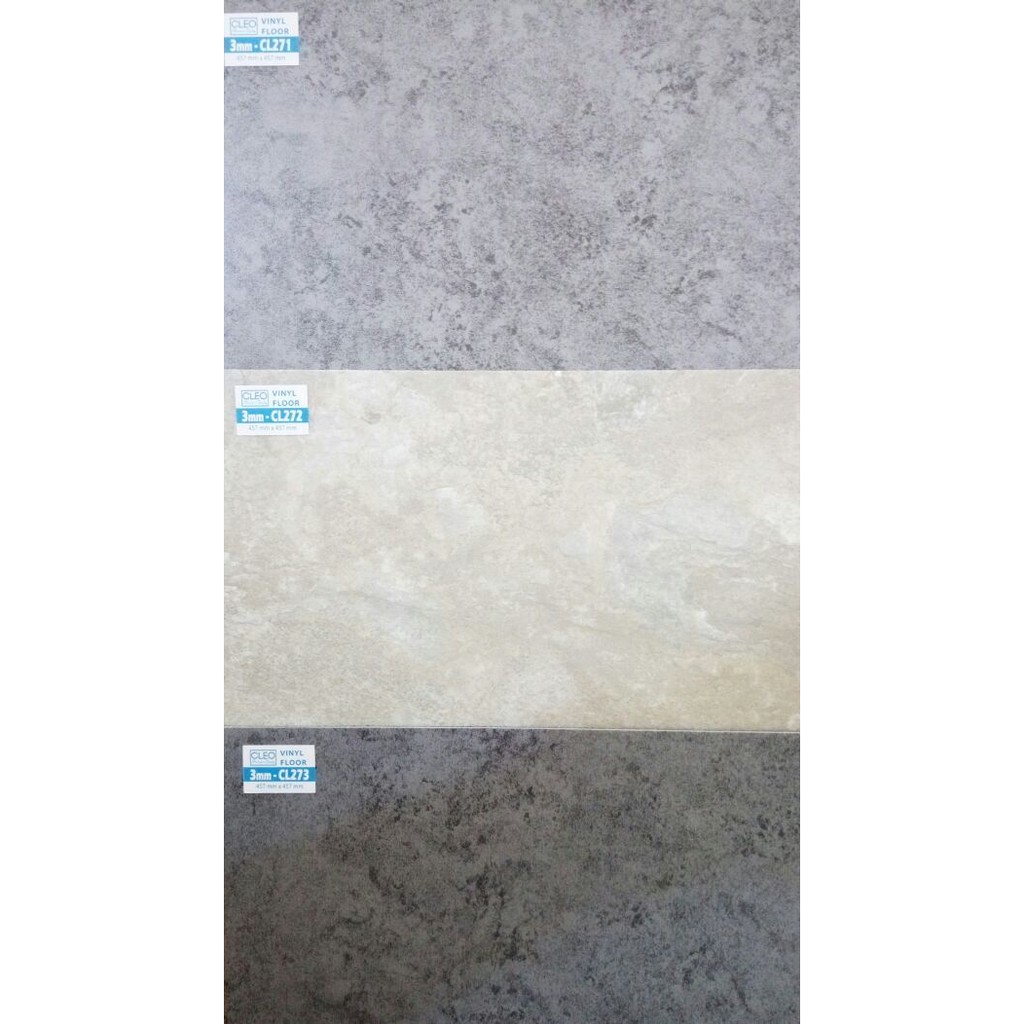 Jual Vinyl Tile CLEO motif SEMEN/STONE tebal 3mm | Shopee Indonesia