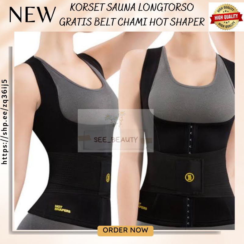 Jual SEETM34 CAMI CHINGER GRATIS 1 WAIST TRAINER BELT 2IN1 KORSET ...