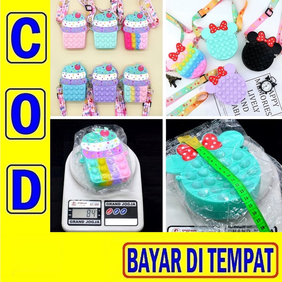 Jual KOM 22GH TAS POP IT Poop It Popit Buble Permainan Mainan Viral ...