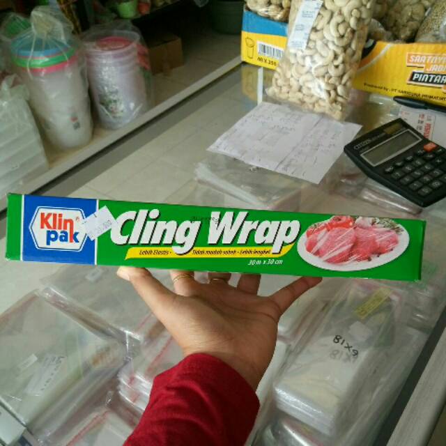 Jual Plastik Wrap/cling Wrap/plastik elastis Ukuran 30x30 cm | Shopee ...