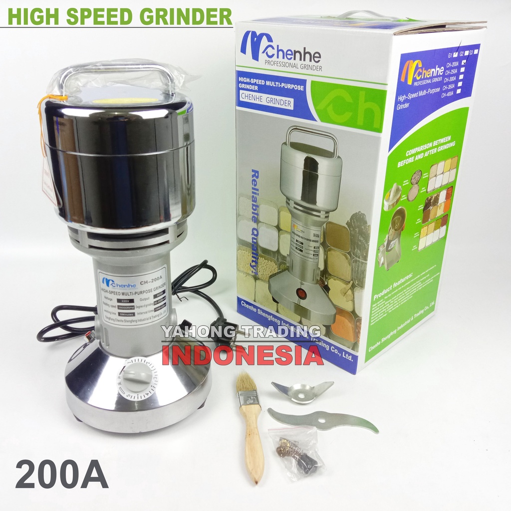 Jual Grinder Mesin Penggiling Giling Bumbu Kopi Rempah Kacang Biji ...