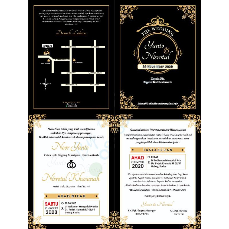 Jual UNDANGAN PERNIKAHAN-WEDDING INVITATION-UNDANGAN MURAH-UNDANGAN ...